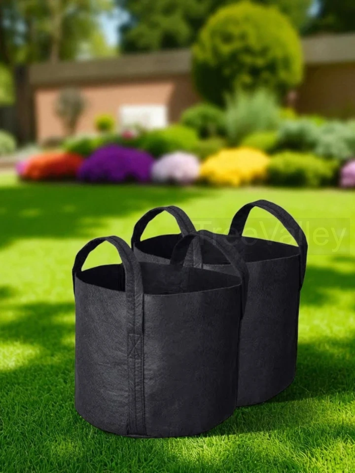 15 Gallon Geo Bag (18"x14") | Heavy-Duty Grow Bag | 55 KG Soil Capacity ...